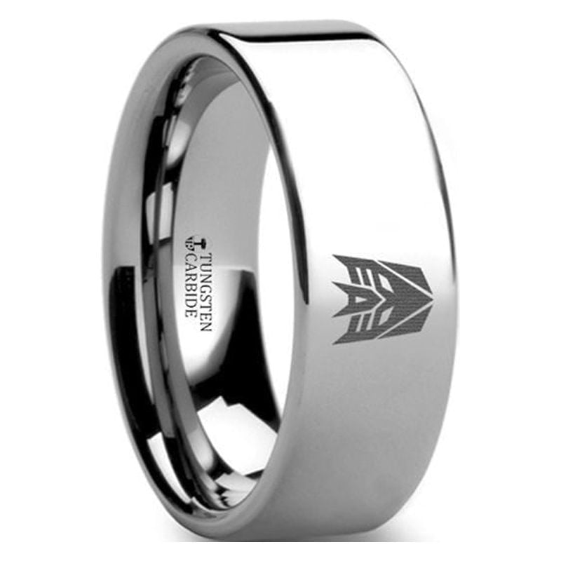 Decepticon Transformers Movie Symbol Super Hero Movie Tungsten Engraved ...