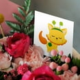 3drose, Cute Yellow Irish Cat Wearing a Four Leaf Clover Head Band, 12 ...