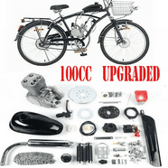 2 Stroke 100cc Bicycle Motor Kit Bike Motorized Petrol Gas Engine Set Black - Walmart.com