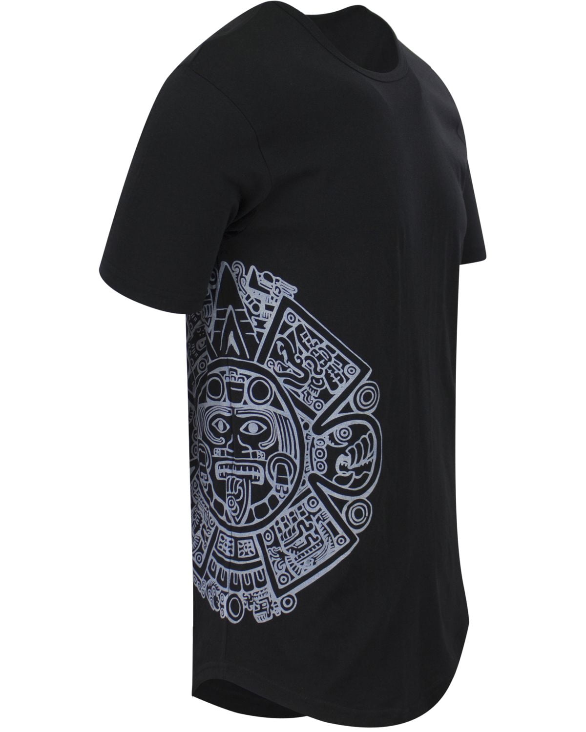 ShirtBANC Mayan Calendar Culture Mens Drop Cut Tail Shirts Side Dual ...