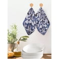 Blue Purple Boho Kitchen Dish Towels for Drying Dishes Set of 3 ...