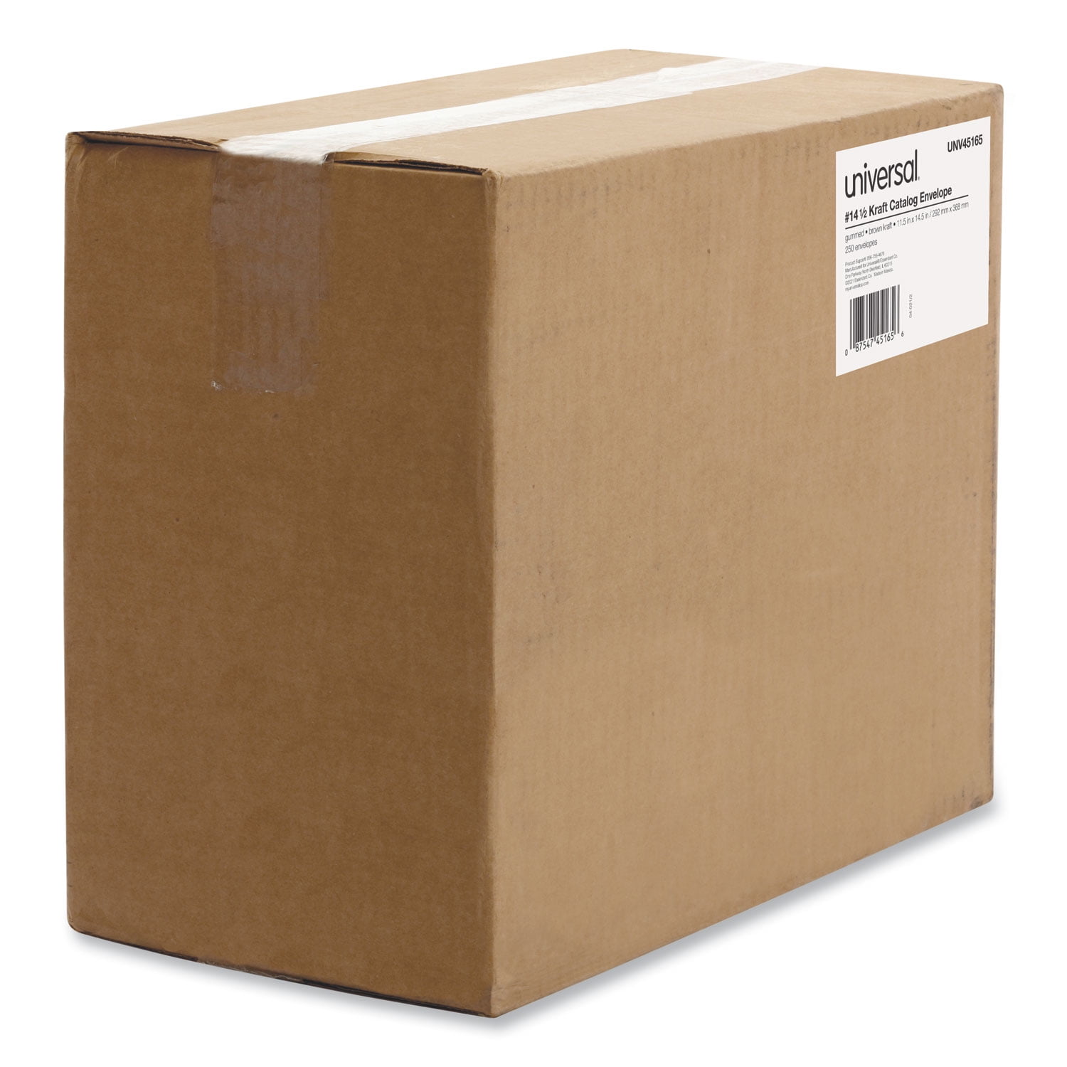 Universal-Catalog Envelope, 28 lb Bond Weight Kraft, #14 1/2, Square ...