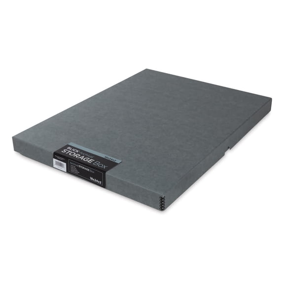 Blick Archival Storage Box - 18" x 24" x 2", Black - Walmart.com