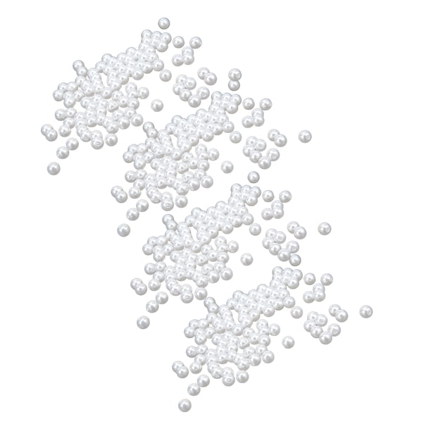 Small Beads, Pearl Beads Durable Plastic Light Weight Beige Perforated ...