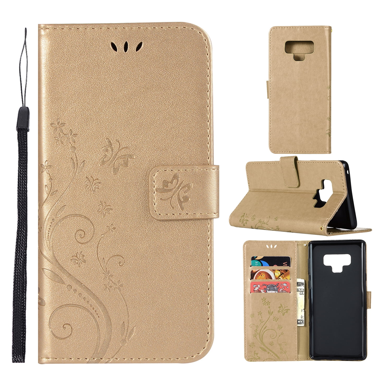 Note 9 Case, Samsung Galaxy Note 9 Case - Allytech Premium Wallet PU ...