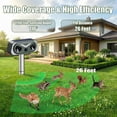 2026 Solar Ultrasonic Animal Repeller Outdoor with Flashing Lights ...