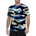 AHMOMEI Quick Dry Men's Workout Shirt Camouflage Ice Silk Short Sleeve ...
