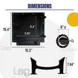 Sonret - Barrel Stove Kit Perfect For 30-55 Gallon Barrel Metal Barrel ...