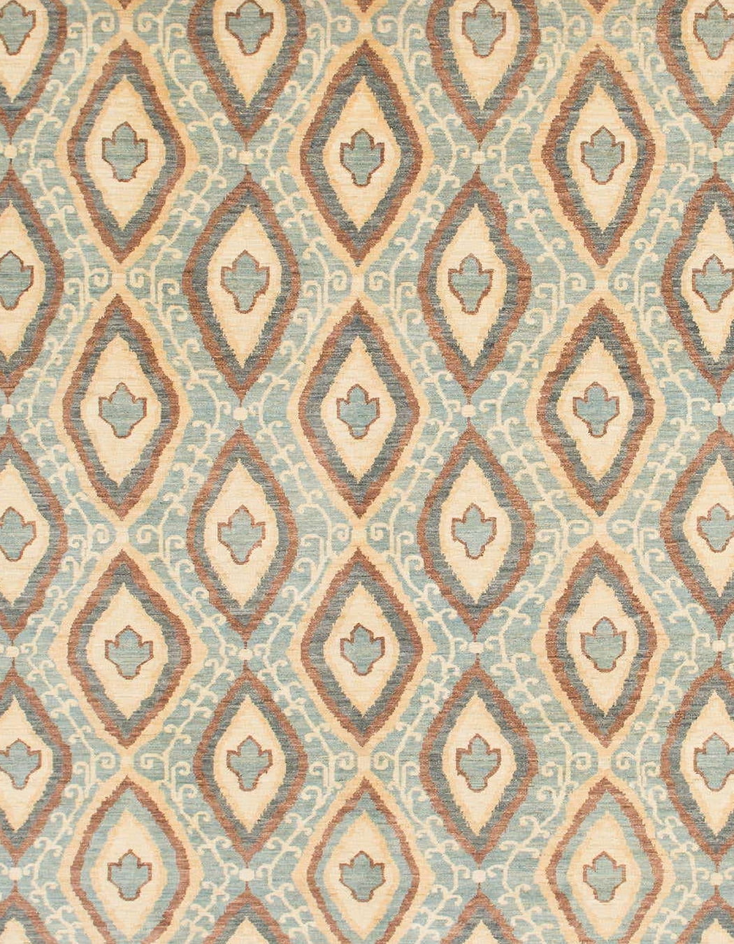 Ahgly Company Machine Washable Indoor Rectangle Abstract Camel Brown ...