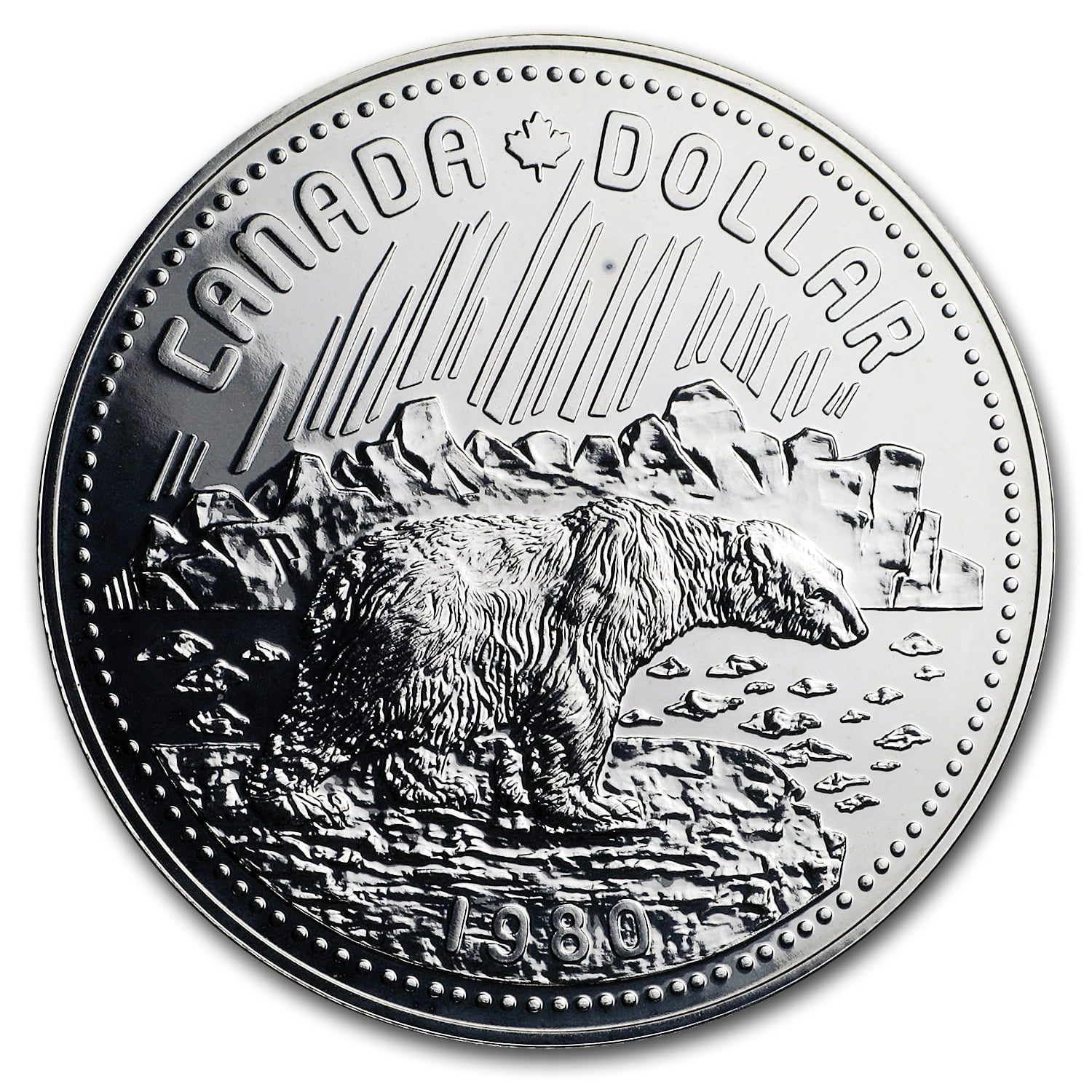 1980 Canada Silver Dollar Specimen (Arctic Territories) - Walmart.com