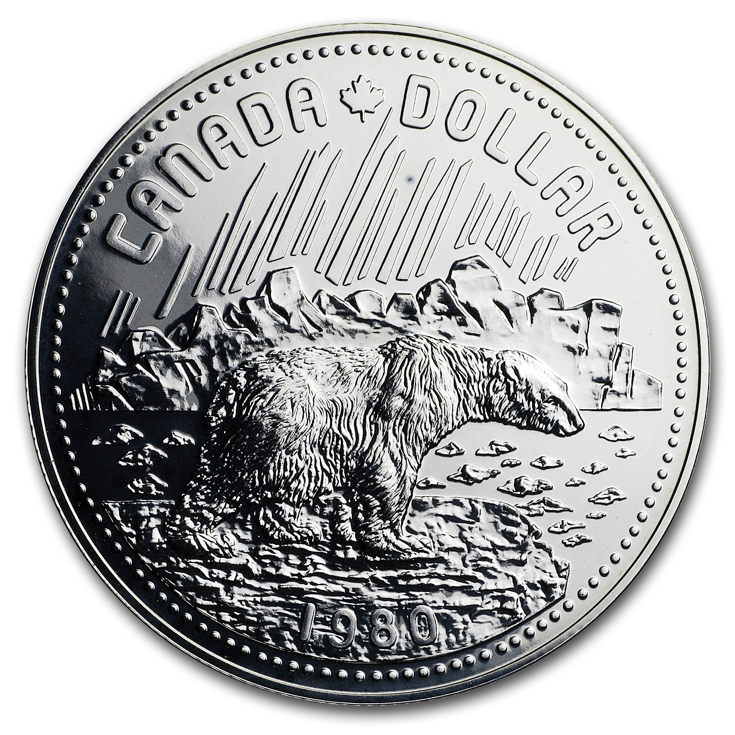 1980 Canada Silver Dollar Specimen Arctic Territories Walmart 1980 Canada Silver Dollar Specimen Arctic Territories Walmart