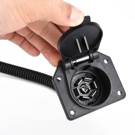 Trailer Adapter Plug Weatherproof 4Pin To 7Pin 12V Trailer Towbar ...