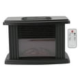 1000W Portable Electric Fireplace Heater with Remote Control, Fast ...