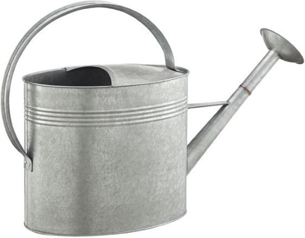 GroundWork KT11548 Metal Watering Can 2 gal. Iron Gray - Walmart.com