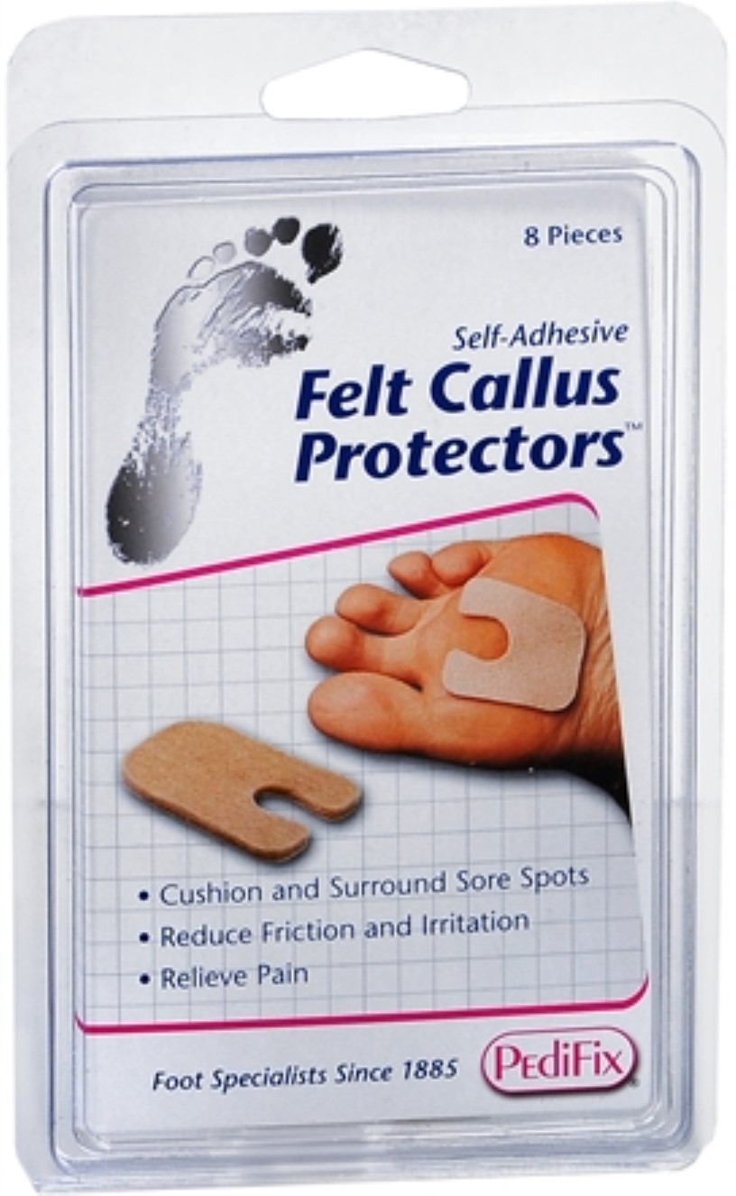 PediFix Felt Callus Protectors 8 Each - Walmart.com - Walmart.com