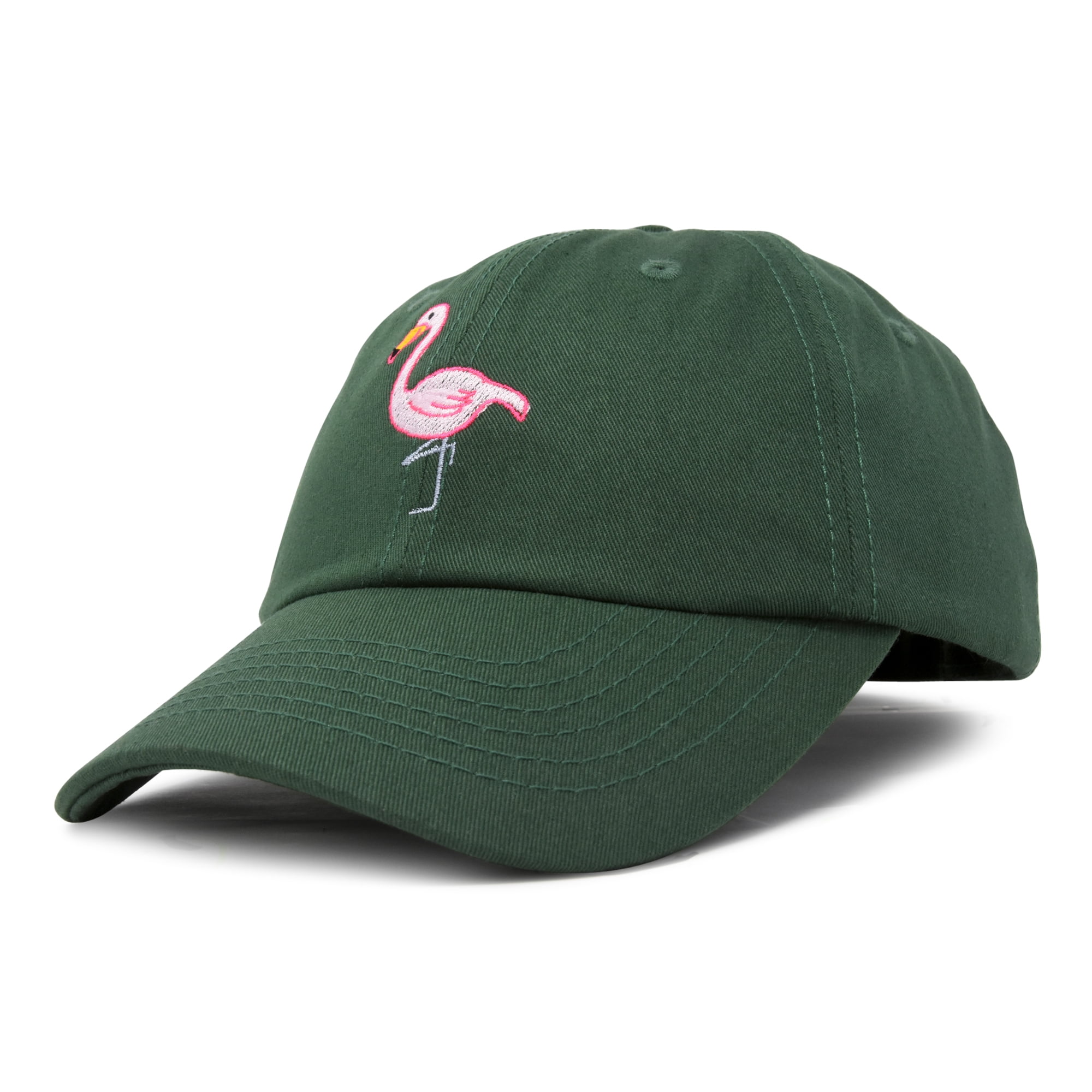 DALIX Flamingo Hat Women's Baseball Cap in Dark Green - Walmart.com