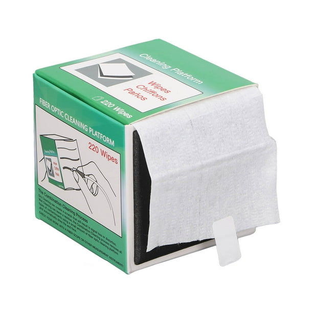 Fiber Optic Wipe, Fiber Optic Cleaning Wipe 220 Sheets Pull Out Design ...