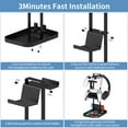 "BOIVSHI Controller Stand 2 Tiers, Cable Organizer, Headset Holder ...