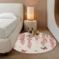 Butterfly Flower Large Area Rugs for Bedroom Living Room, Soft Non Slip ...