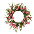 Artificial Flower Wreath, Realistic Silk Floral Design, Indoor Outdoor ...