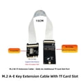 Double Function M.2 Adapters With Card Slot And WiFi Extension For PC ...