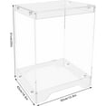 Acrylic Side Table 2-Tier Clear End Table Modern for Home - Walmart.com