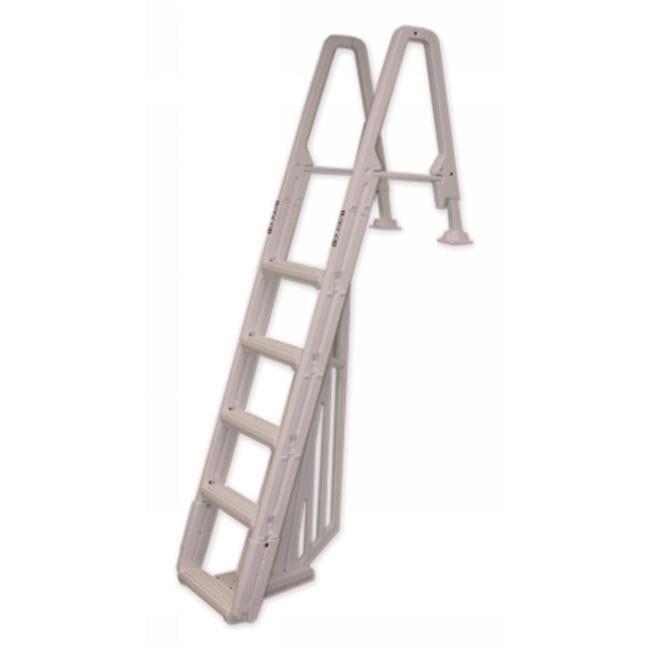 Confer Plastics Evolution ABG Strong 5-Step Inpool Ladder for Pool Deck ...
