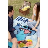 Disney Lilo and Stitch Hangry Stitch Micro Raschel Fleece Throw Blanket ...