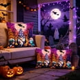 AZXY Halloween Throw Pillow Covers 18"x18", Halloween Decor Halloween ...