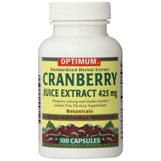 Optimum Cranberry Powder, 425 mg Strength Capsule, Cranberry Flavor ...