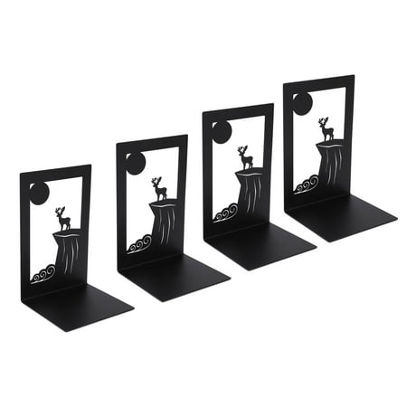 Heavy Duty Bookends, Rugged Construction Book Shelf Holders Slim Design ...