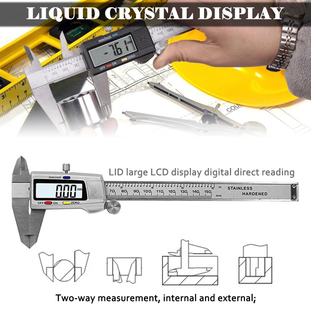 LIMEI-ZEN Digital Caliper Electronic Height Vernier Caliper Plastic ...