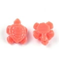 Coral Beads Dyed Sea Turtle Mixed Color 12x10x5.5mm Hole: 1.2mm for diy ...
