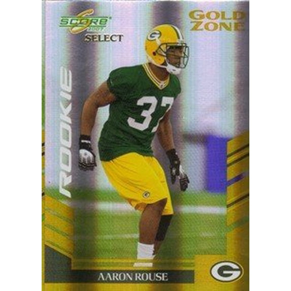 2007 Select Gold Zone #326 Aaron Rouse /50 NFL Football Trading Card ...