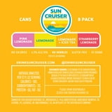 Sun Cruiser Lemonade Vodka Variety, 8 pack, 12oz Aluminum Cans, 4.5% ...