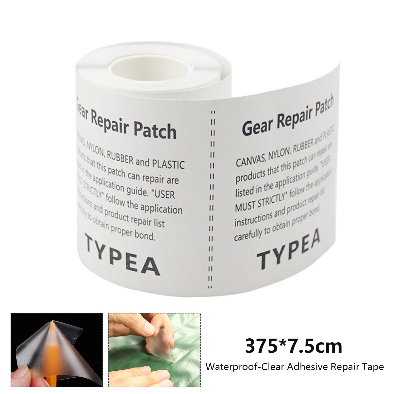 TPU Repair Adhesive Tape Patch Kit for Gazebo Tent Canopy Awning ...