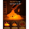 Fox Night Light, Cute Fox Lamp, Dimmable Nightlight, Bedside Lamp with ...
