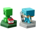 Minecraft Earth Boost Mini Figures 2-Pack, NFC Enabled Augmented ...