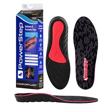 Powerstep Protech Comfort Shoe Orthotic Insoles Full Length Men's Size ...