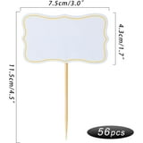 56PCS Party Food Labels for Buffet, Mini Chalkboard Signs for Food ...