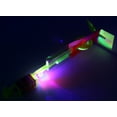 Set of 12 VT LED Light Up Sling Shot Flare Arrow Party Favor Toy Flyers ...
