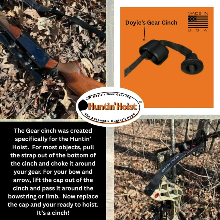 Bow Hoist For Hunting MADHOLLY Treestand Gear Hoist 32FT - Retractable ...