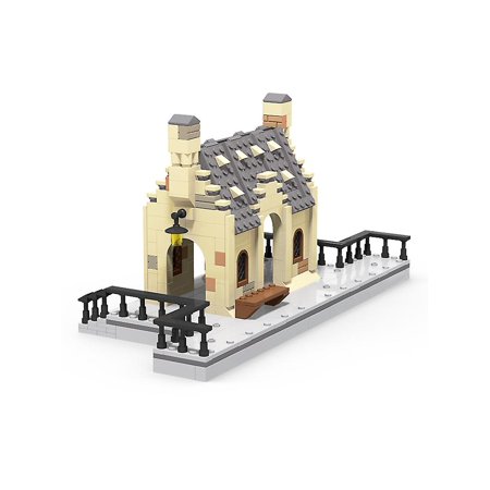 European Medieval Railway Station Street Magic School Movie Scene ...