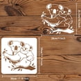 1pc Large Plastic Reusable Drawing Painting Stencils Templates for ...