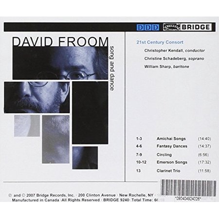Music of David Froom / Kendall, 21st Century Consort - Walmart.ca