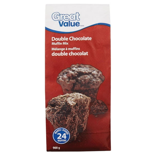 Great Value Double Chocolate Chip Muffin Mix - Walmart.ca