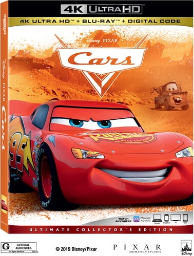 Cars (4K Ultra HD + Blu-ray + Digital Code) - Walmart.com
