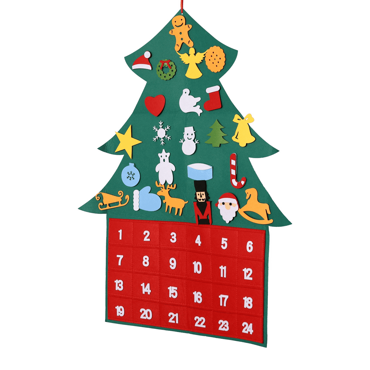 Click here for Unbranded Christmas Calendar Felt Christmas Tree D... prices