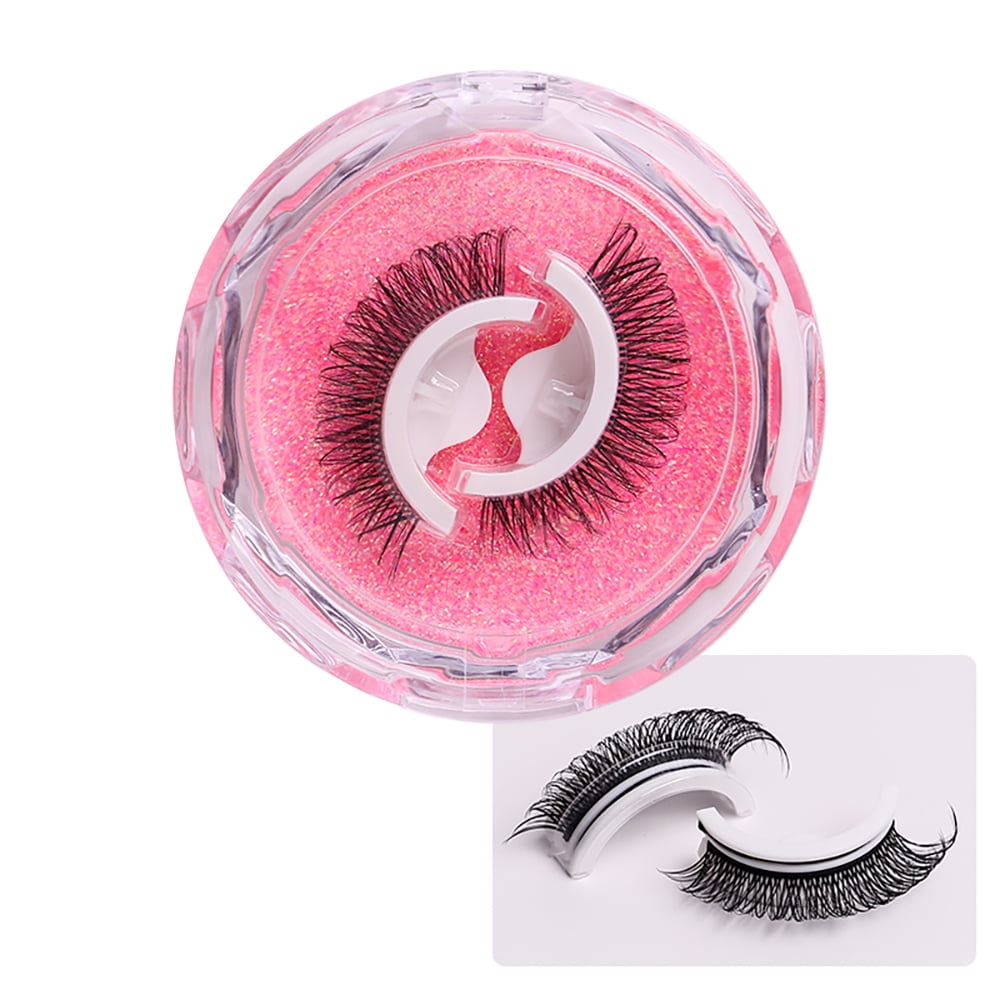 ZIYIMEI 1 Pack Waterproof Reusable Self-Adhensive False Eyelashes, 1 ...