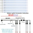 DONGPAI LED Meteor Shower Lights, 30 CM 8 Tube, Outdoor Fairy Lights ...